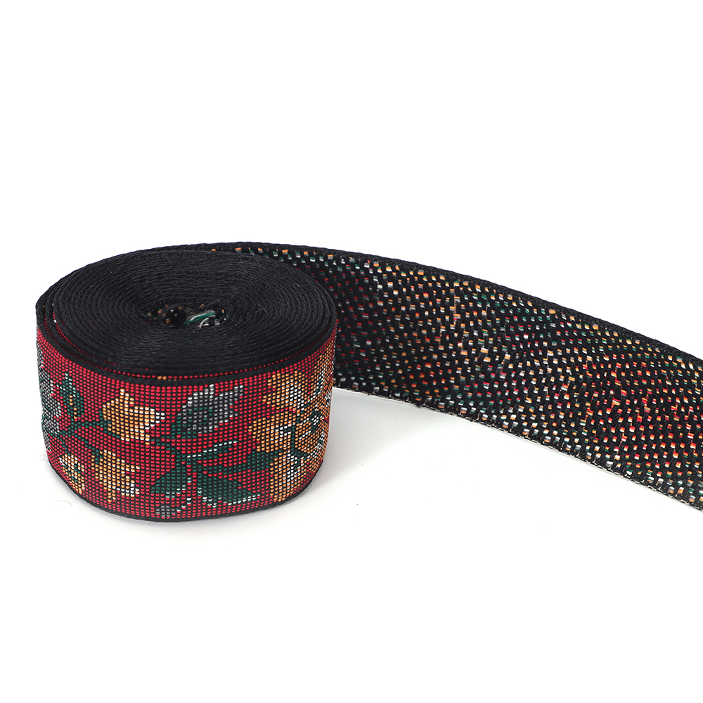 Floral pattern Jacquard Webbing - FW002 - Loon Wai